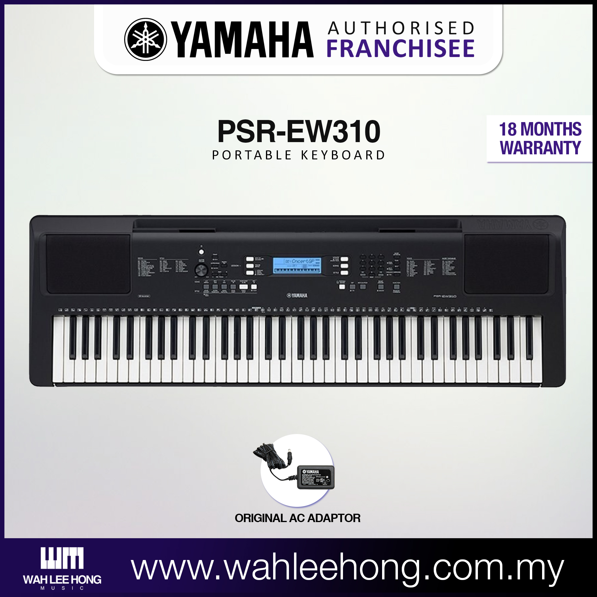 Yamaha PSR-EW310 76-Keys Portable Keyboard (PSREW310 / PSR EW310)